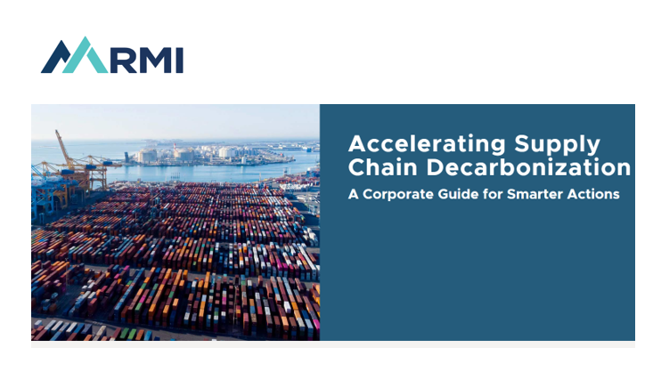 TfS collaboration strengthens Scope 3 guidance in RMI’s New Corporate ...